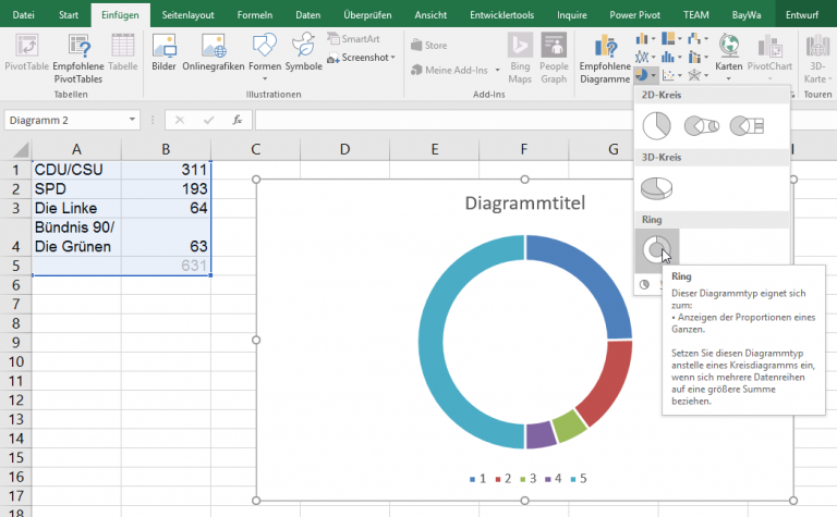 Legende – Excel nervt