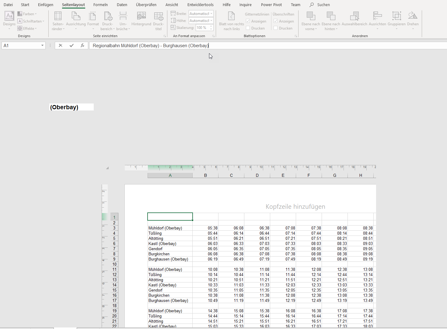 Rand Excel Nervt 1343