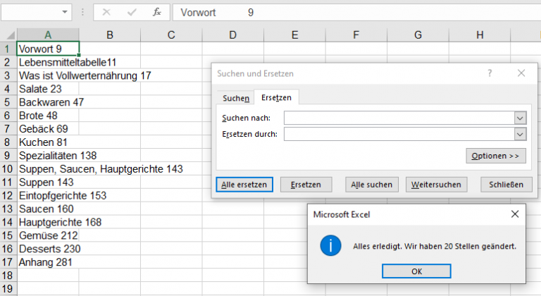 Tabstopp – Excel nervt